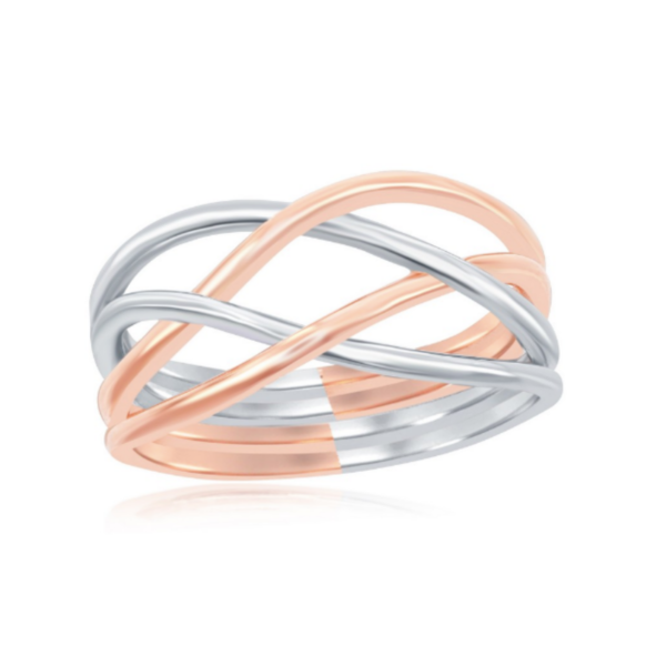 Sterling Silver Interlocking Ring - International Excellence